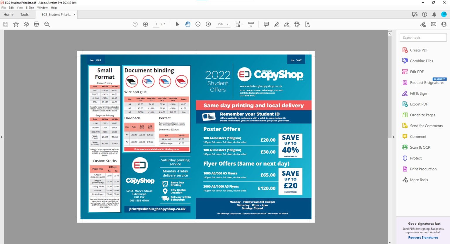 What is bleed and how to add it to your files - Edinburgh Copyshop
