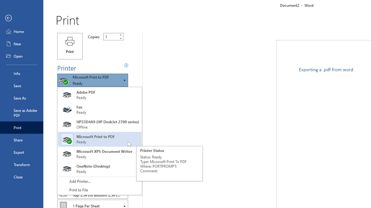 Exporting .pdf files from Microsoft software - Edinburgh Copyshop