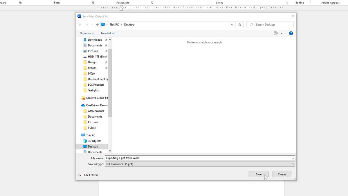 Exporting .pdf files from Microsoft software - Edinburgh Copyshop